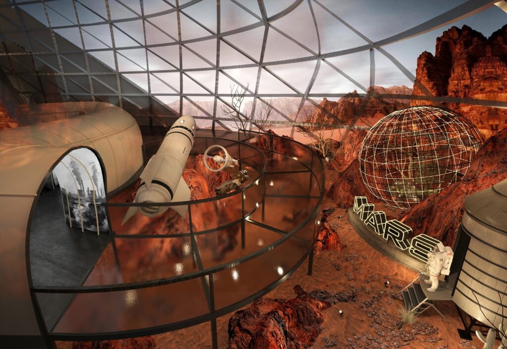 Mars Settlement Center and Exhibition | Architecture Graduation Projects