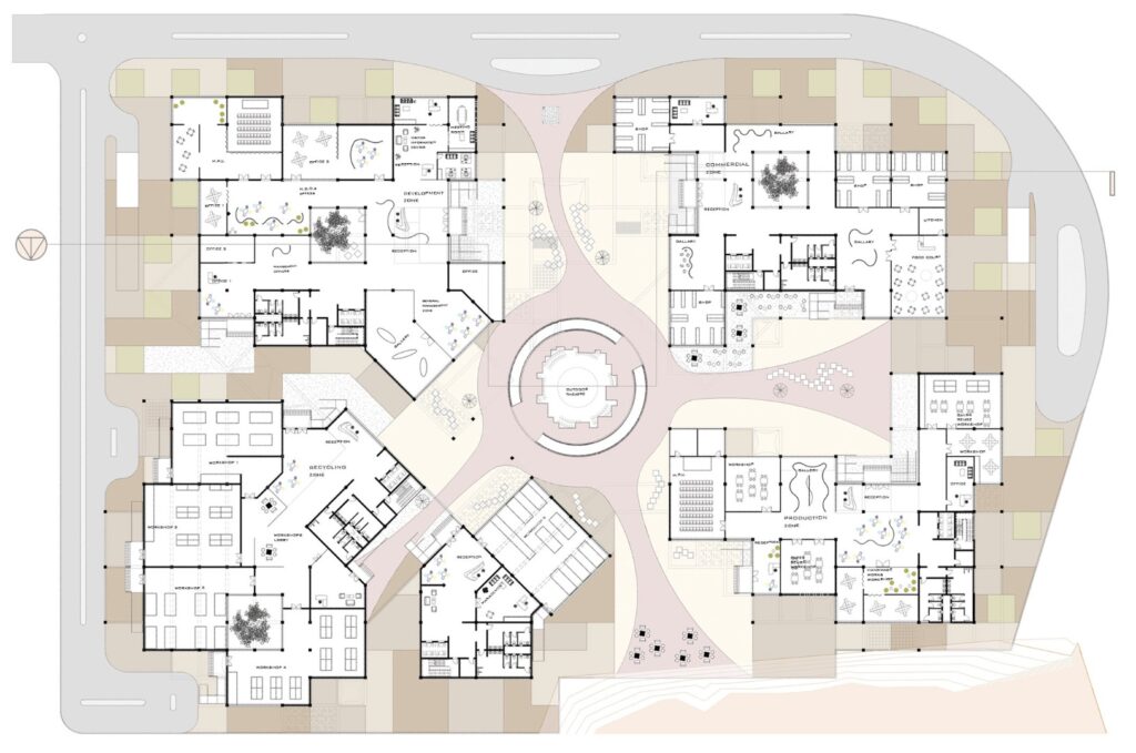 BIDAYA - Recycling Hub | Architecture Graduation Projects