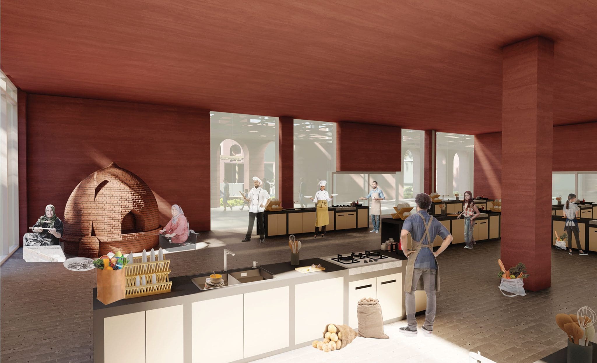 The Culinary Flow | Architecture Graduation Projects